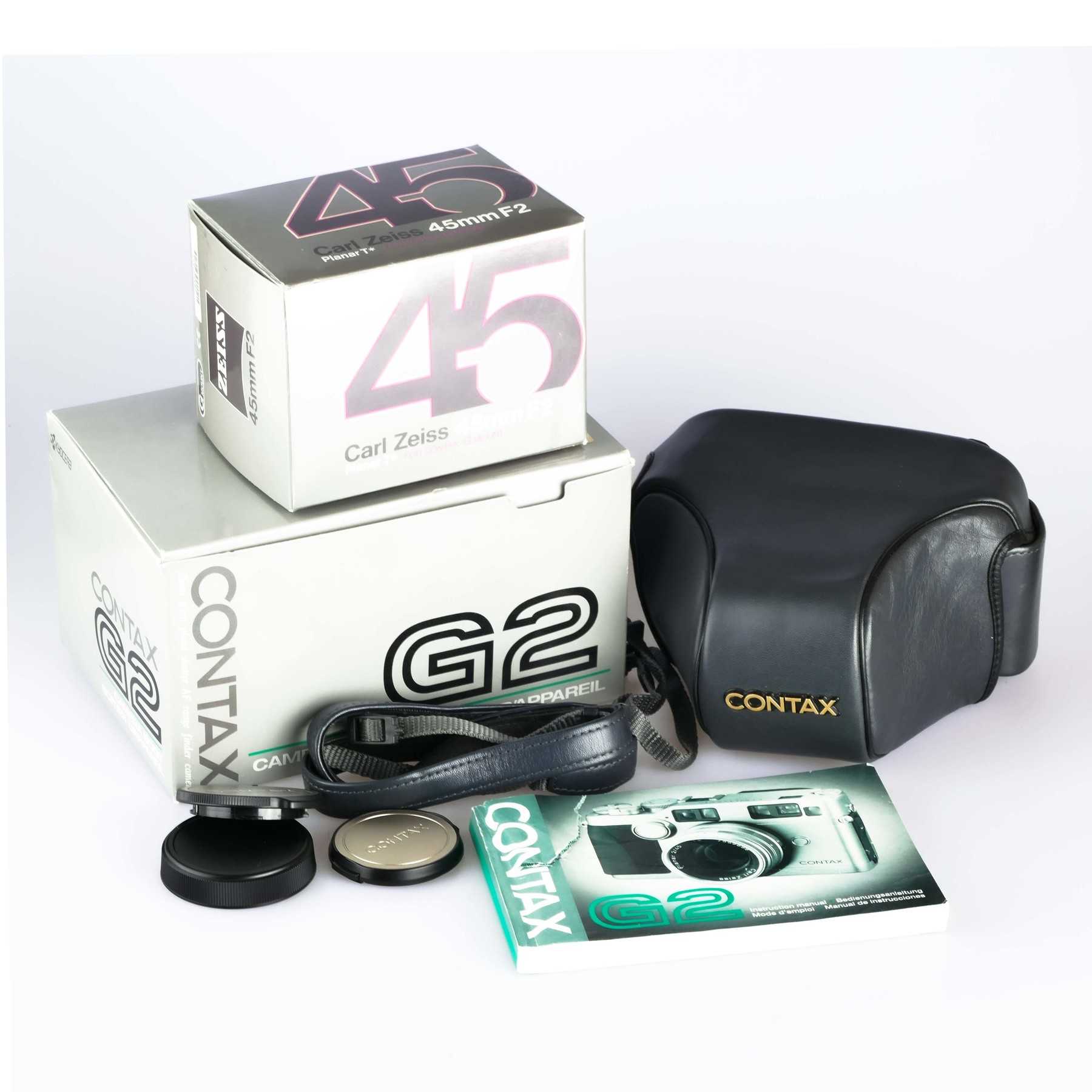 Contax G2 silver комплект | Kutuzov Photo